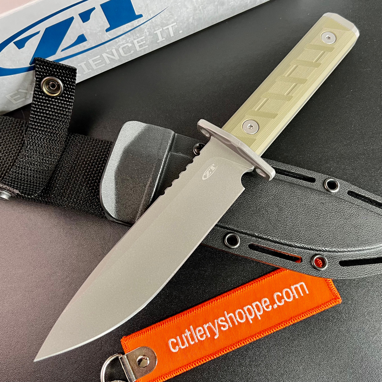 Zero Tolerance 0006 Fixed Blade - 6.0" Bead Blast w/Clear Cerakote ...
