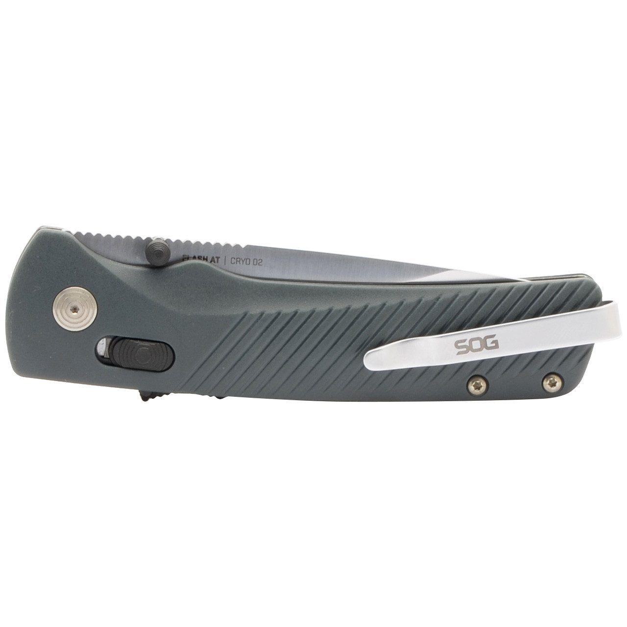 SOG Knives 11-18-11-41 Flash AT MK3 Assisted Folder - 3.45" Satin ...