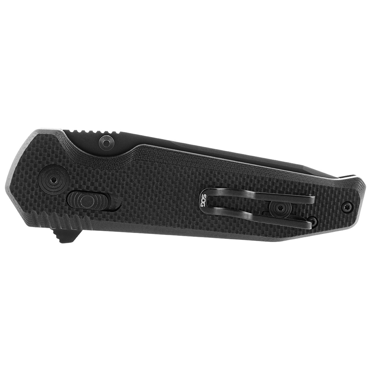 SOG Knives 12-57-01-57 Vision XR Lock Blackout Flipper - 3.36" Black ...