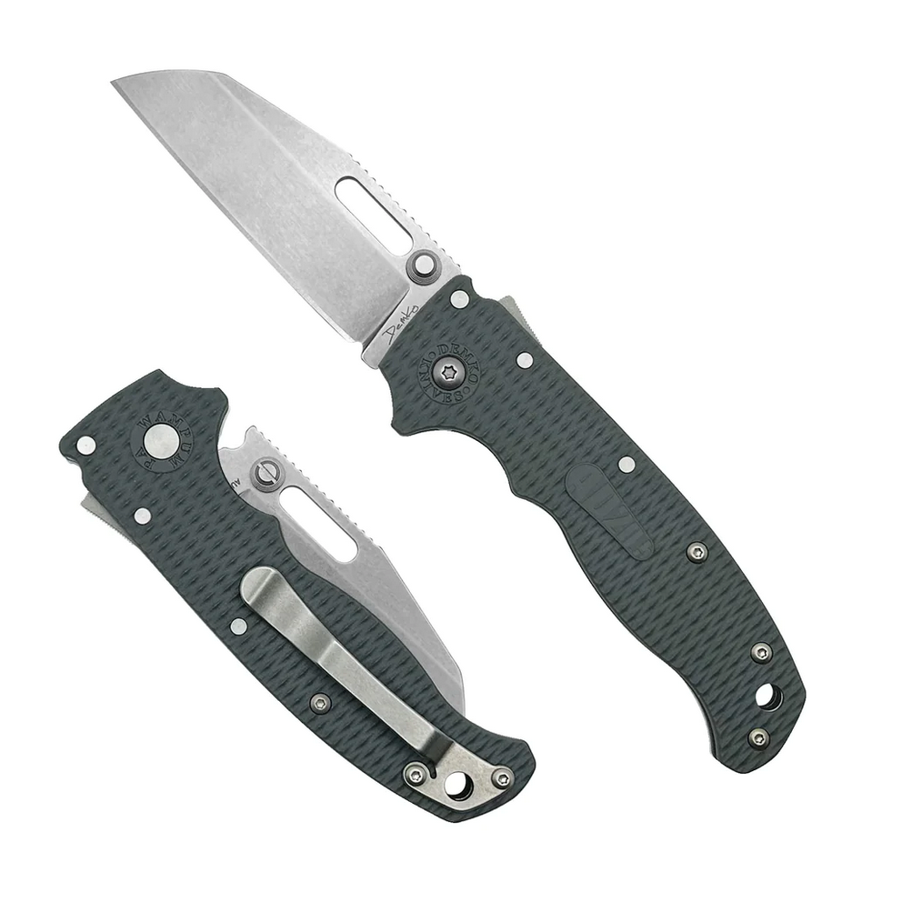 Demko Knives AD20.5 Shark-Lock Folder - 3.0" Sharks Foot AUS-10A Blade ...