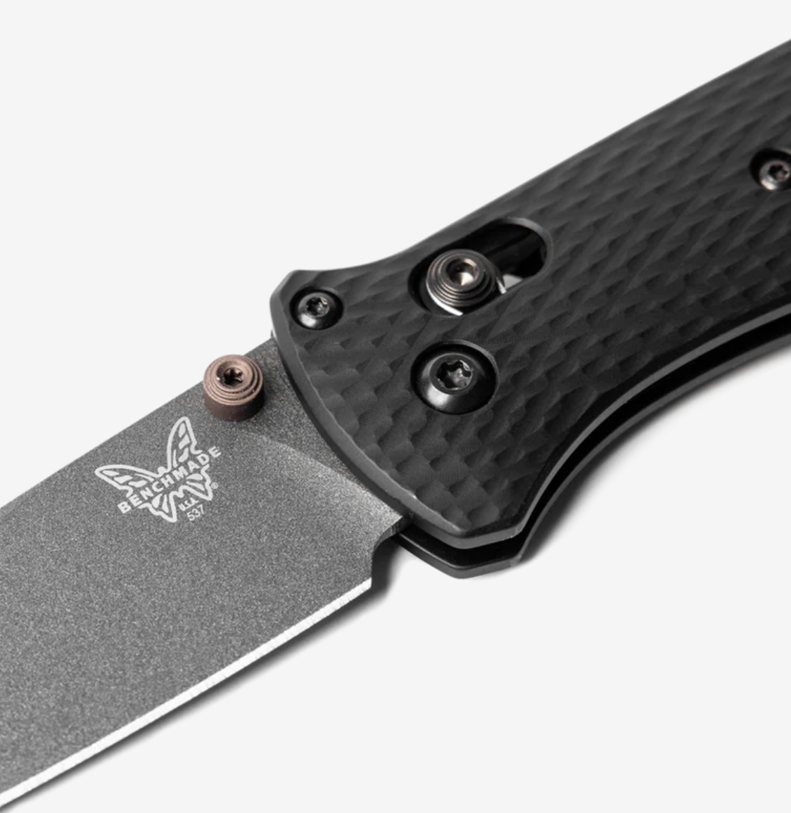 Benchmade 537GY-03 Bailout AXIS Lock Folder - 3.38" Plain Edge CPM-M4 ...