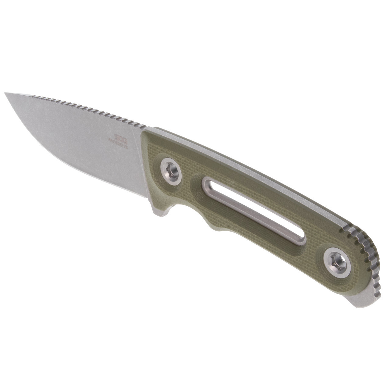 SOG Knives 17-35-01-57 Provider FX Fixed Blade - 3.75" Stonewash Finish ...