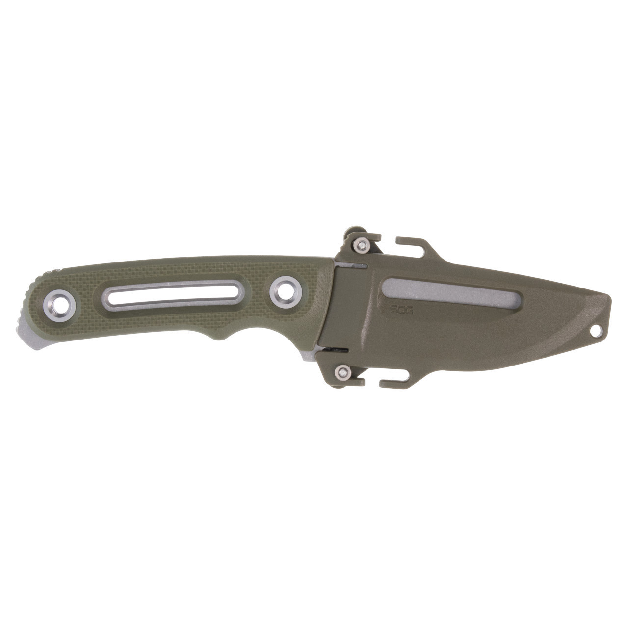 SOG Knives 17-35-01-57 Provider FX Fixed Blade - 3.75" Stonewash Finish ...