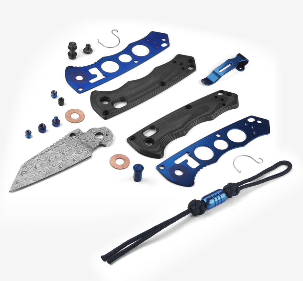 Benchmade 290-241 Full Immunity AXIS Folder - 2.49" Damasteel ...