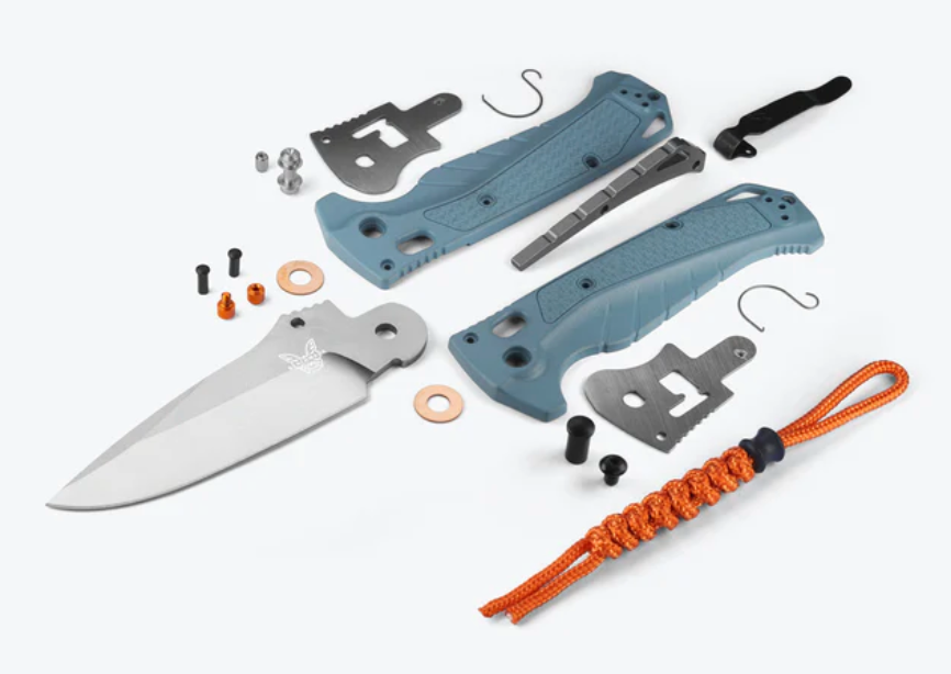 Benchmade 18060 Adira AXIS Folder - 3.88" Stonewash Finish CPM-Magnacut ...