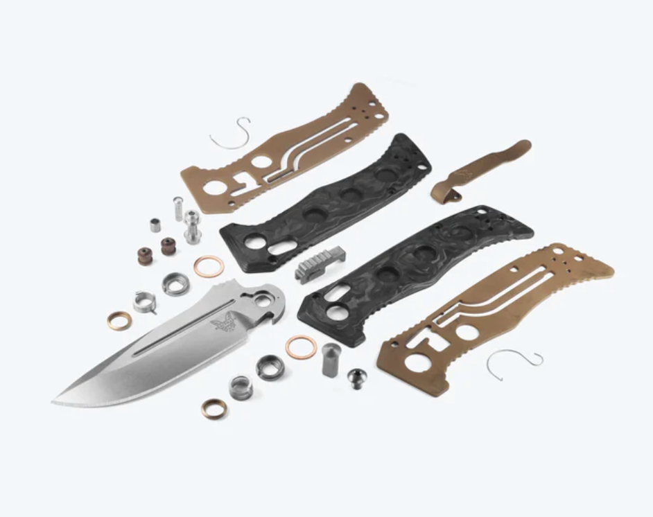 Benchmade 2730-03 Mini Adamas AUTOMATIC - 3.25" Plain Edge CPM-Magnacut ...