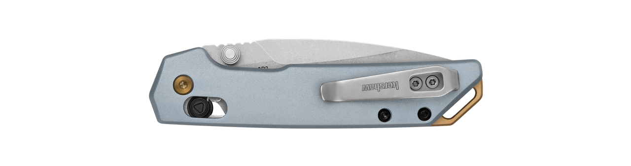Kershaw 2051 Mini Iridium DuraLock - 3.0" Stonewash Finish D2 Blade ...