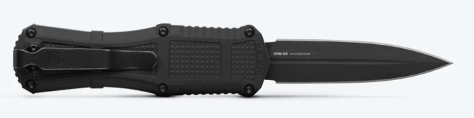 Benchmade 3375GY Mini Claymore OTF AUTOMATIC - 3.89" Plain Edge Cobalt ...