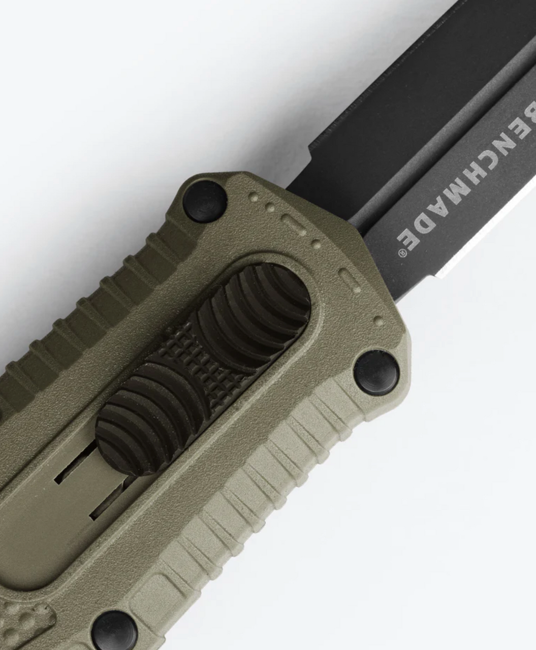 Benchmade 3375GY-1 Mini Claymore OTF AUTOMATIC - 3.89" Plain Edge ...