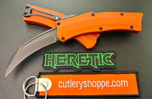 Heretic Knives Roc Double Action Otf Automatic 318 Dlc Finish Cpm