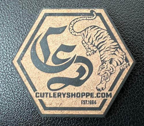 Cutlery Shoppe TIGER Wood Token - LIMITED EDITION