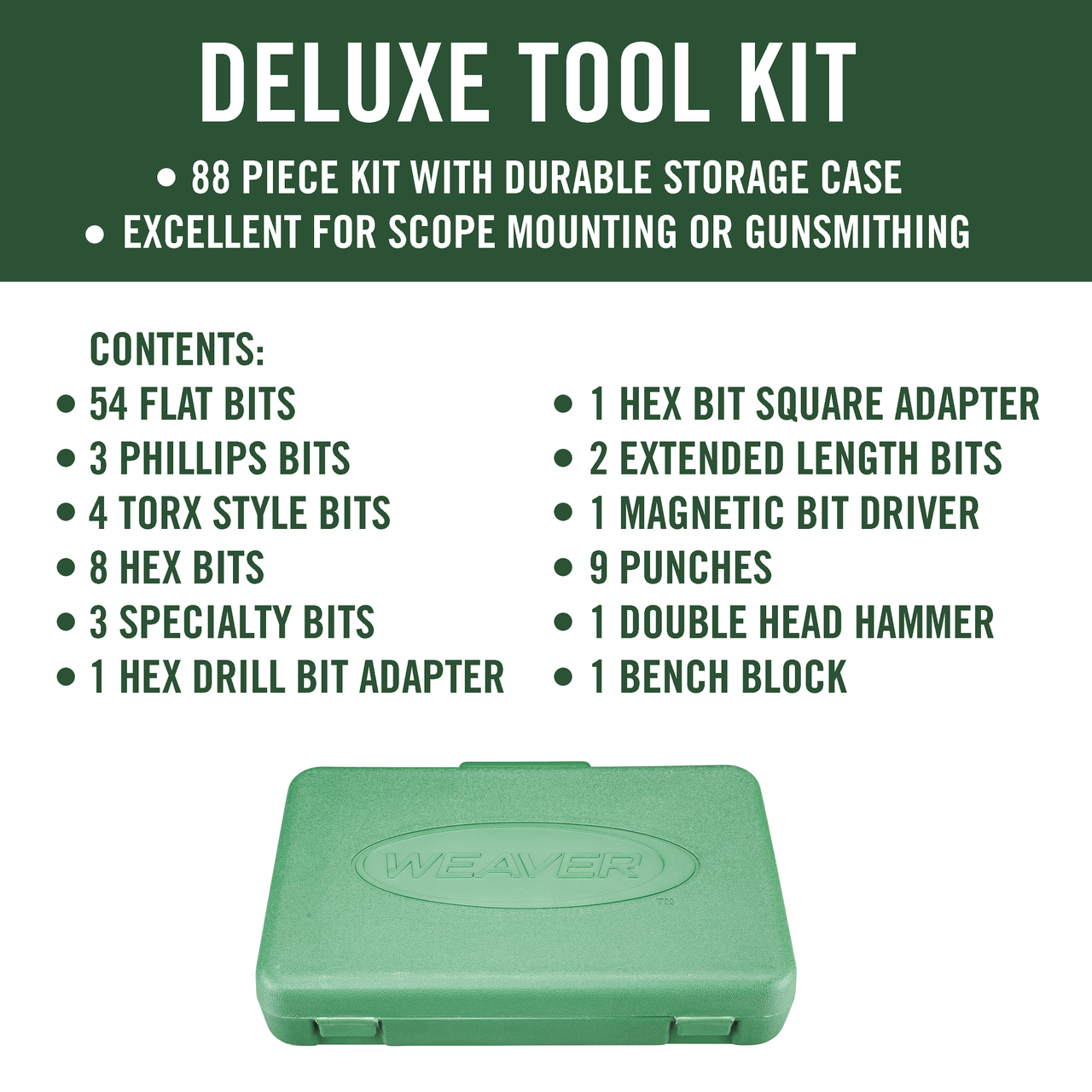 Buy Premium Rifle Optics Tool Kit | Weaver