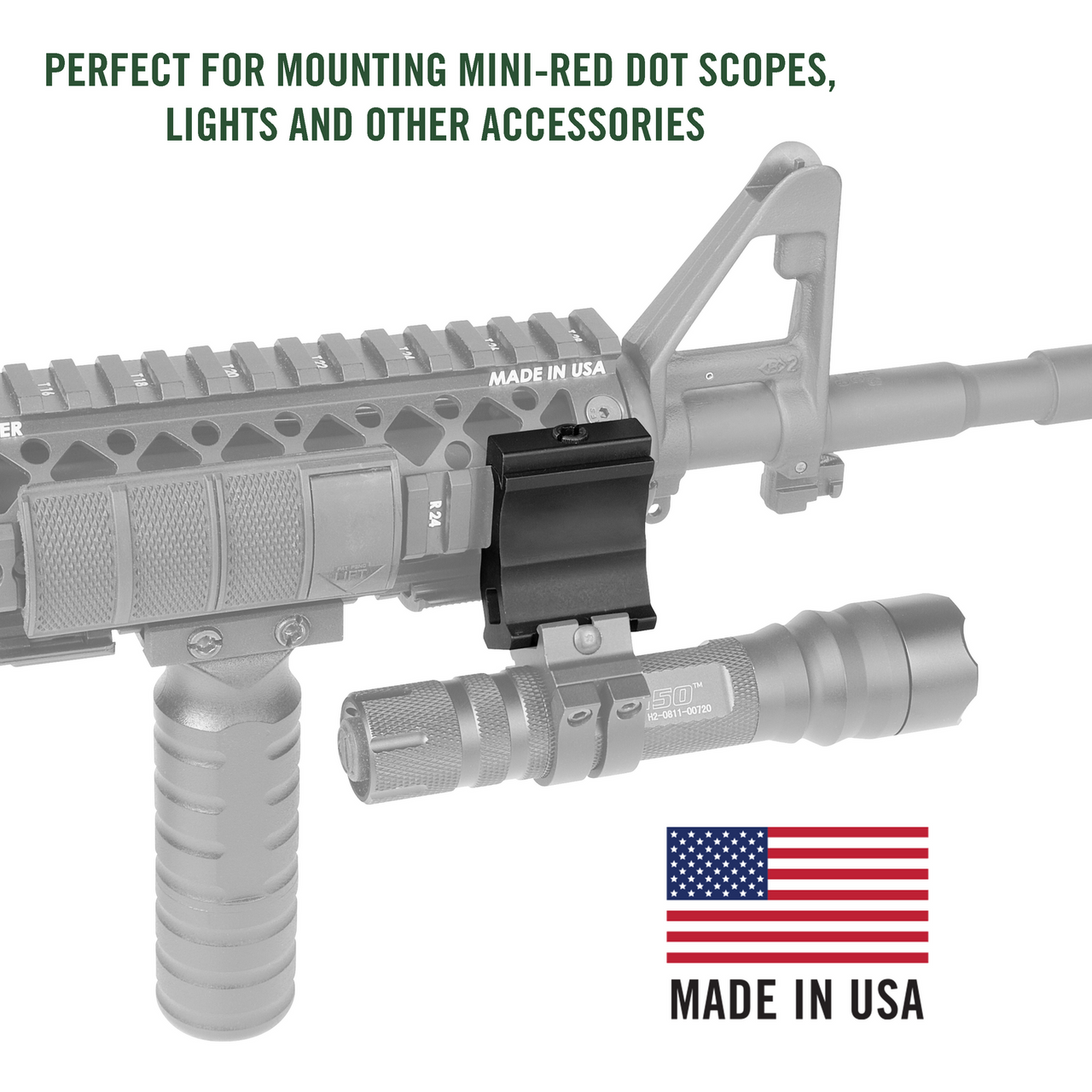 Weaver Offset Rail Adapter Transition to Red Dot Sight | Weaver