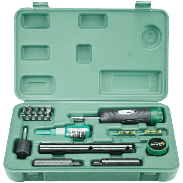 Scope Mounting Lapping Kit for Gunsmithing and Alignment| Weaver