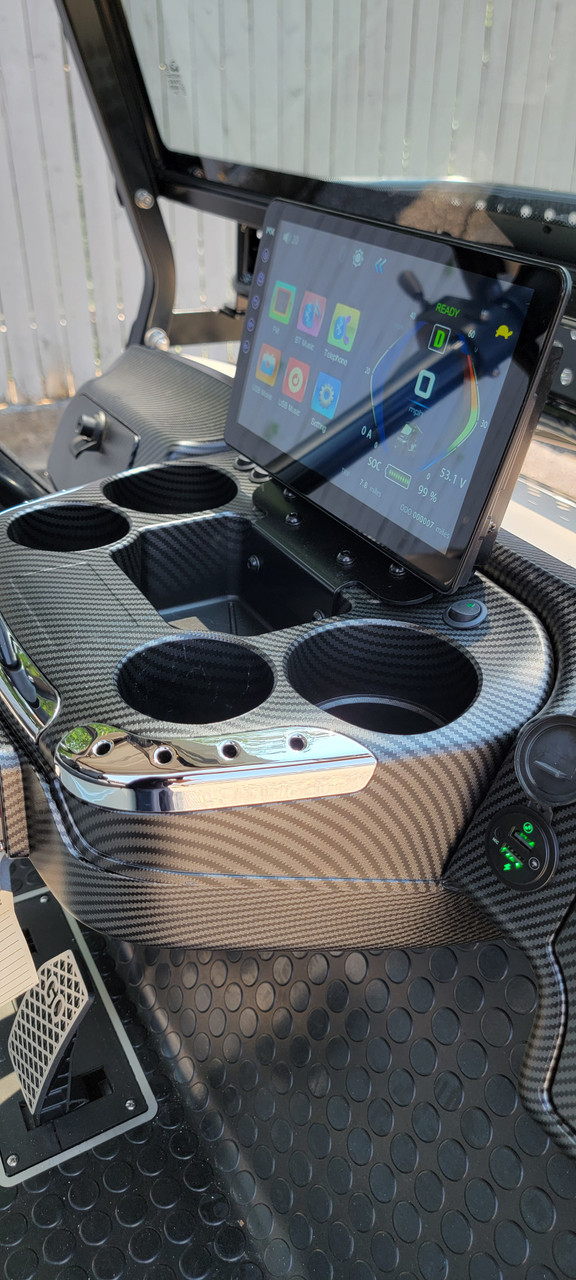 2025 Epic EV E40L Pearl White LSV Lithium 4 Passenger Lifted Golf Cart ...