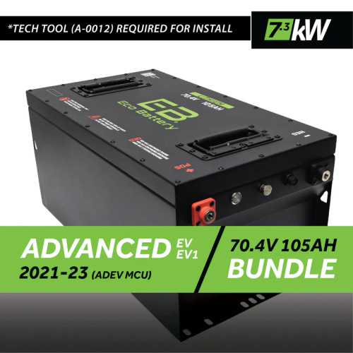 EB Eco Battery Lithium Conversion 70V 105AH Battery Bundle / Advanced ...
