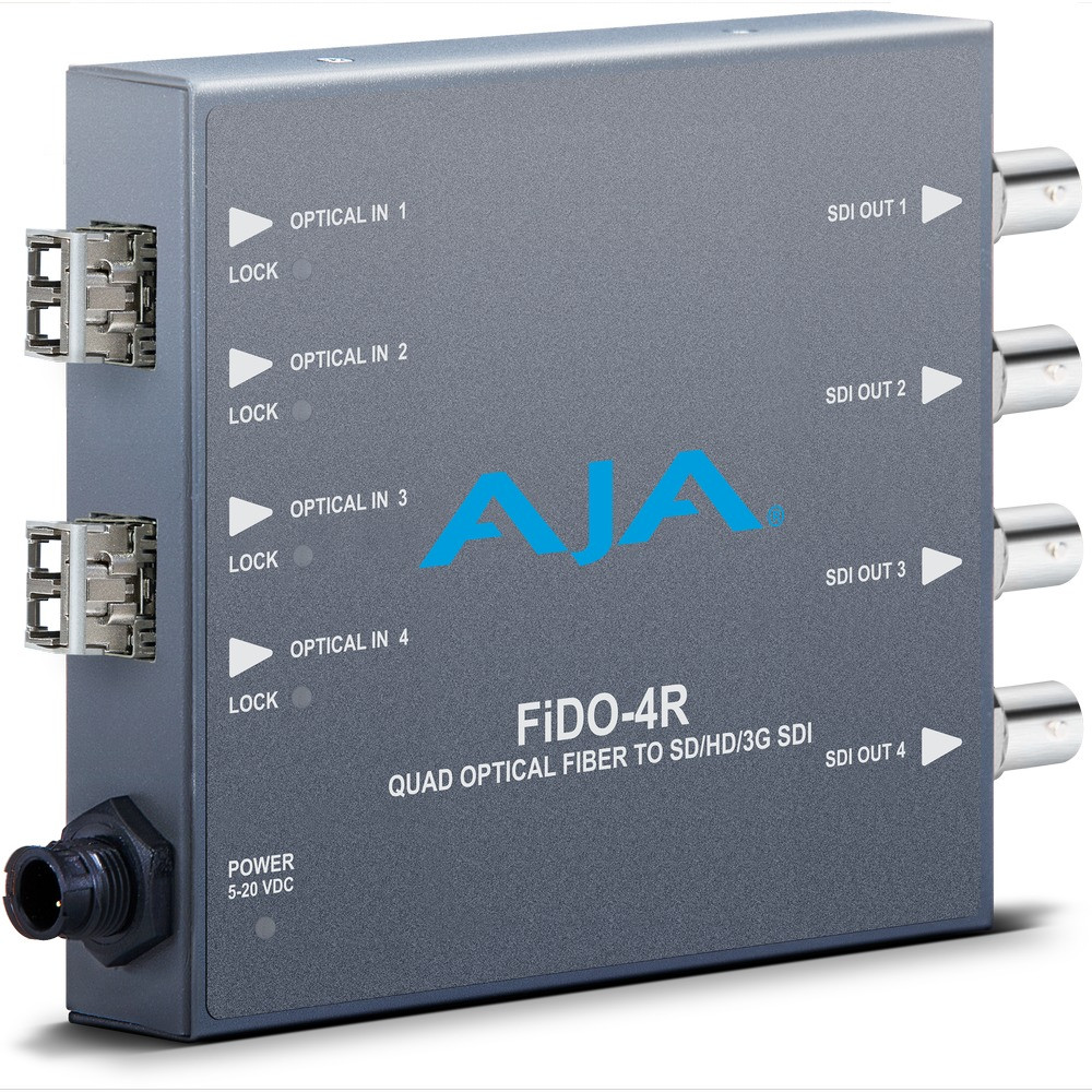 Buy AJA FiDO-R 1-Channel Single-Mode LC Fiber to 3G-SDI Receiver - Best ...