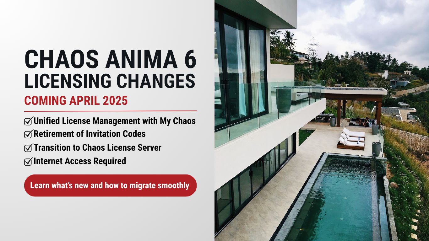 Chaos Anima 6 Licensing Changes Coming April 2025 – What You Need to Know - MotionMedia