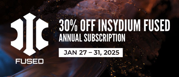 30% off Insydium Fused Annual Subscriptions - MotionMedia