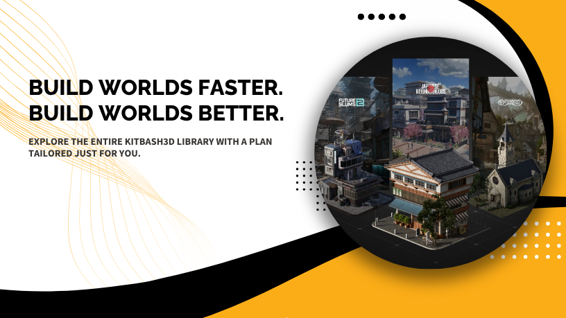 Big News for World Builders: KitBash3D Unlimited Plans Are Now Available at Motion Media ...