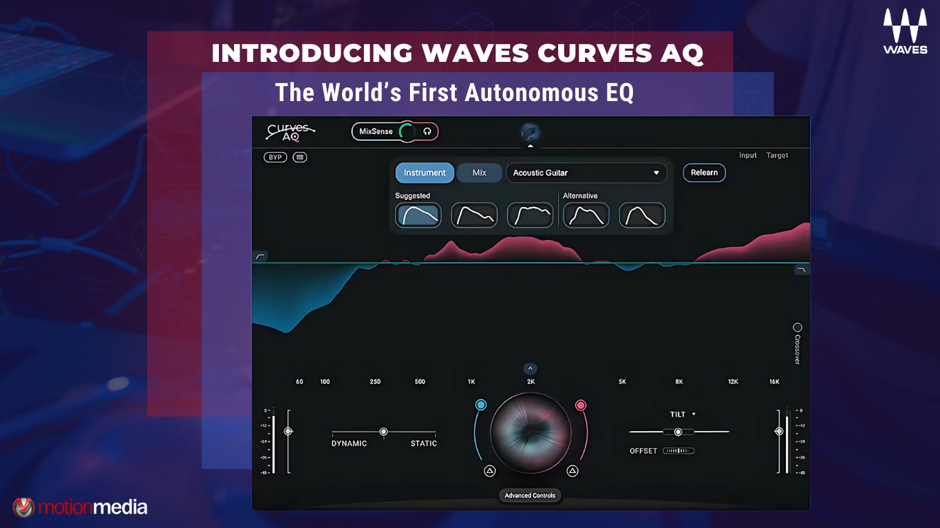 Waves CURVES AQ – The World’s First Autonomous EQ Plugin Powered by AI - MotionMedia