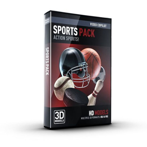 Buy 3D Model Pack - Sports - Best Price | Video Copilot Reseller