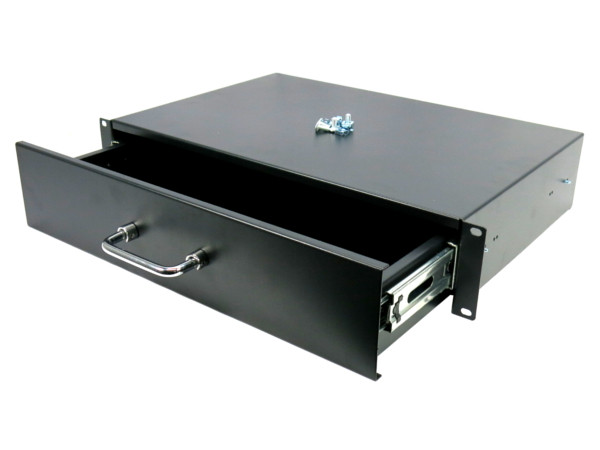 2U, 19 Inch Rack Drawer for IT Network Server Data Cabinet Enclosure Racks
