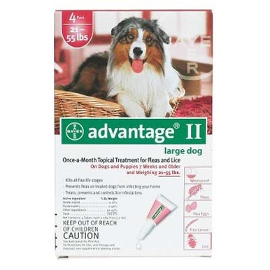 Advantage Flea Control | Dogs 21-55 lbs.| 6 Month Supply