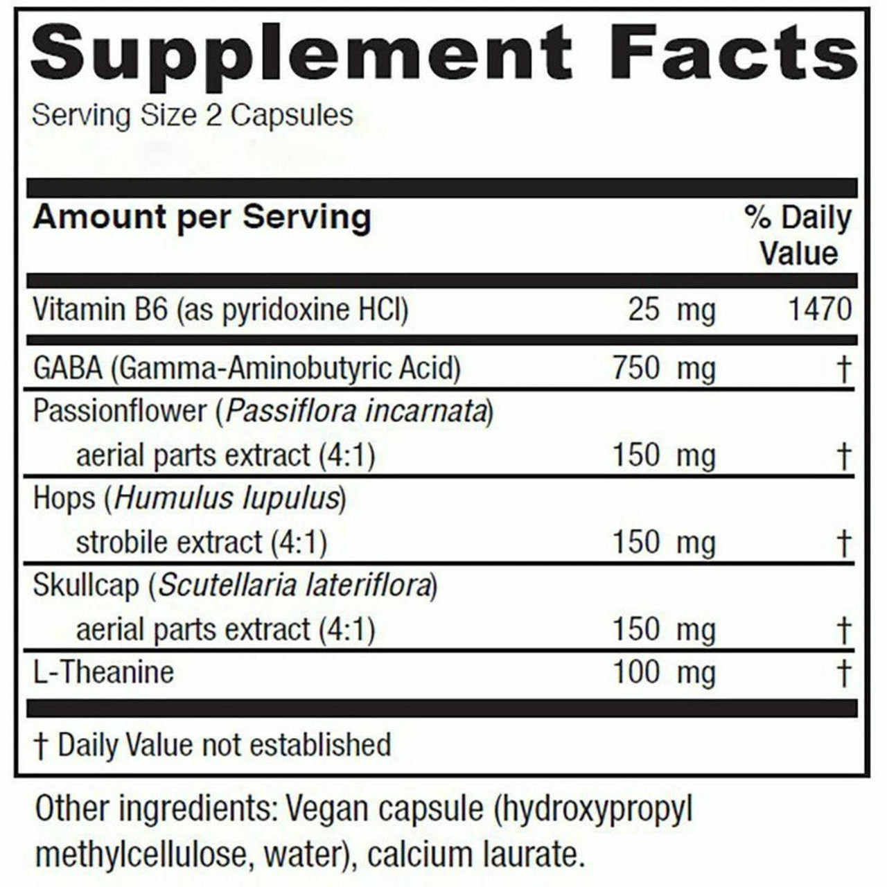 GABA Ease by Vitanica - 60 Capsules - Clinical Nutrition Centers