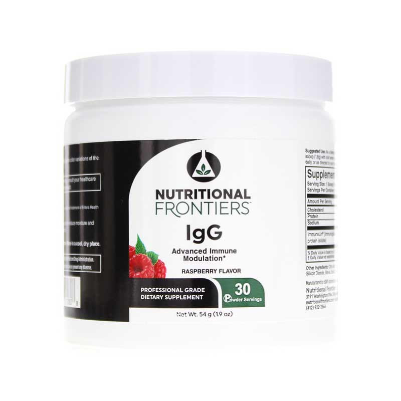 IGG Powder Raspberry Flavor by Nutritional Frontiers 54g (1.9 oz) 30 ...