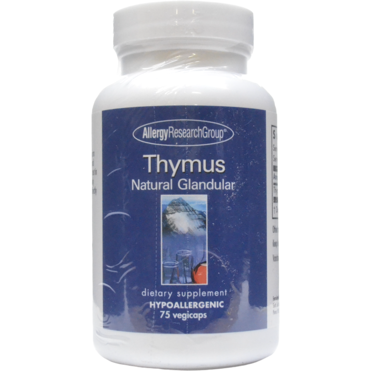Thymus 1000 mg 75 caps by Allergy Research Group - Clinical Nutrition ...