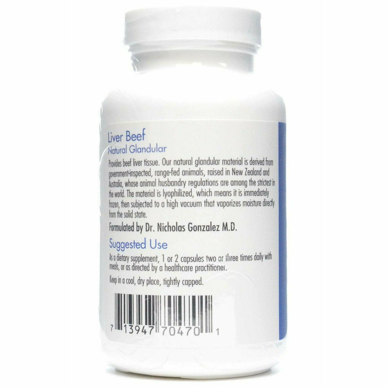 Liver Beef 1000 mg 125 vcaps by Allergy Research Group - Clinical ...