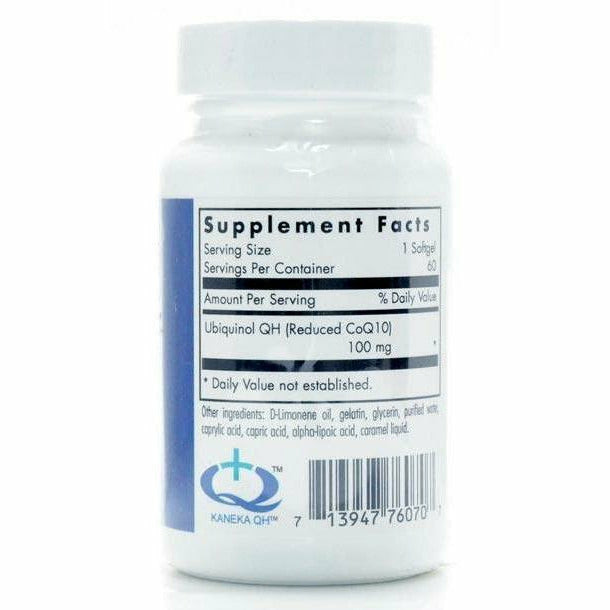 CoQH-CF 100 mg 60 gels by Allergy Research Group - Clinical Nutrition ...