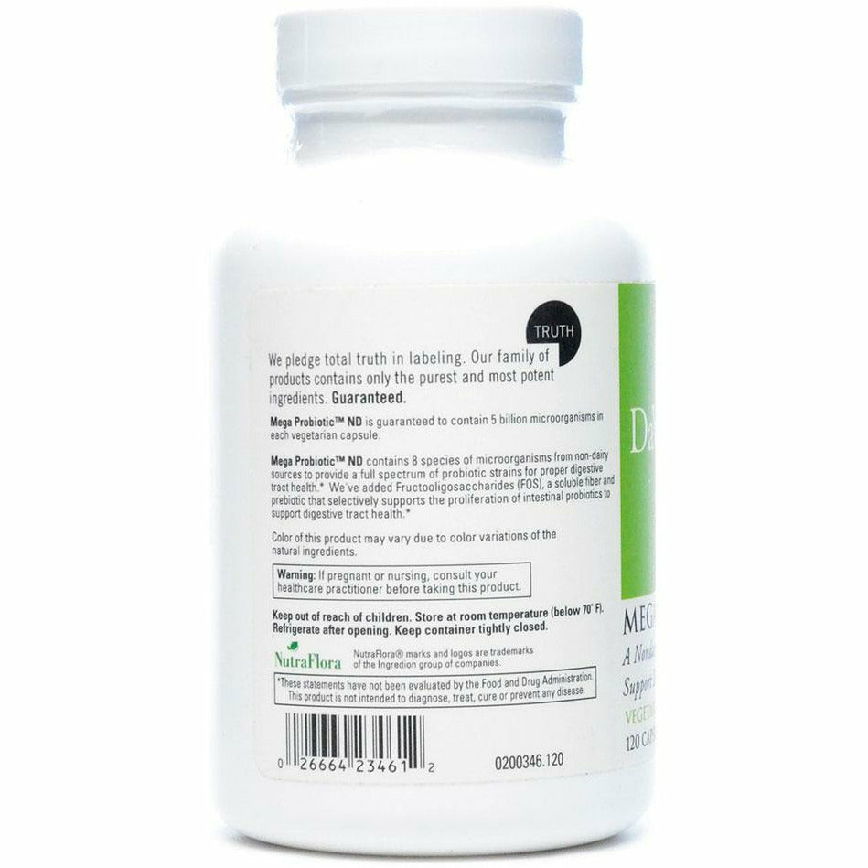 Mega Probiotic-ND 120 vcaps by Davinci Labs - Clinical Nutrition Centers