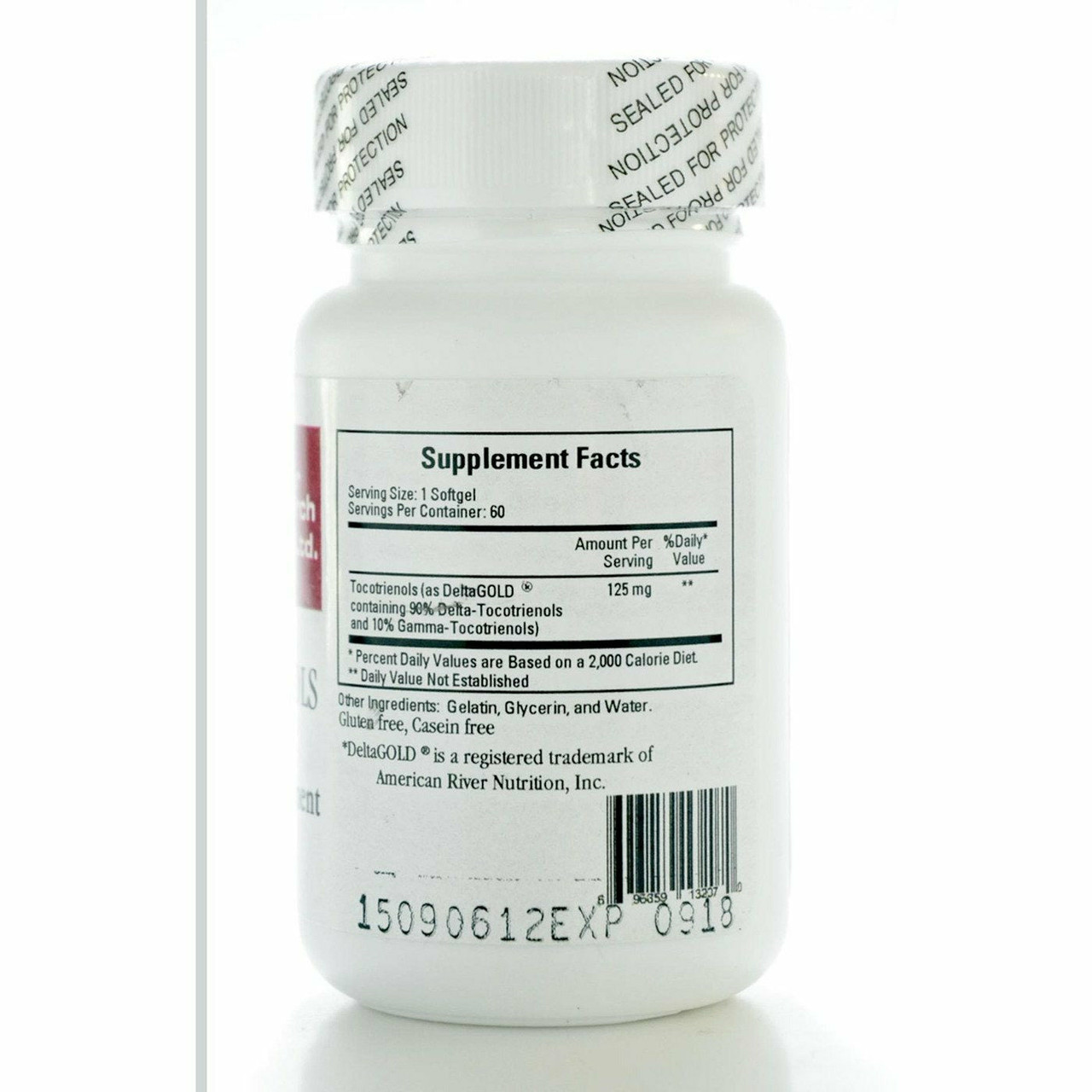 Annatto Tocotrienols 125 mg 60 gels by Ecological Formulas - Clinical ...