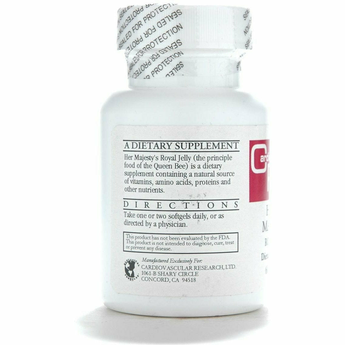 Her Majesty`s Royal Jelly 500 mg 60 gels by Ecological Formulas ...