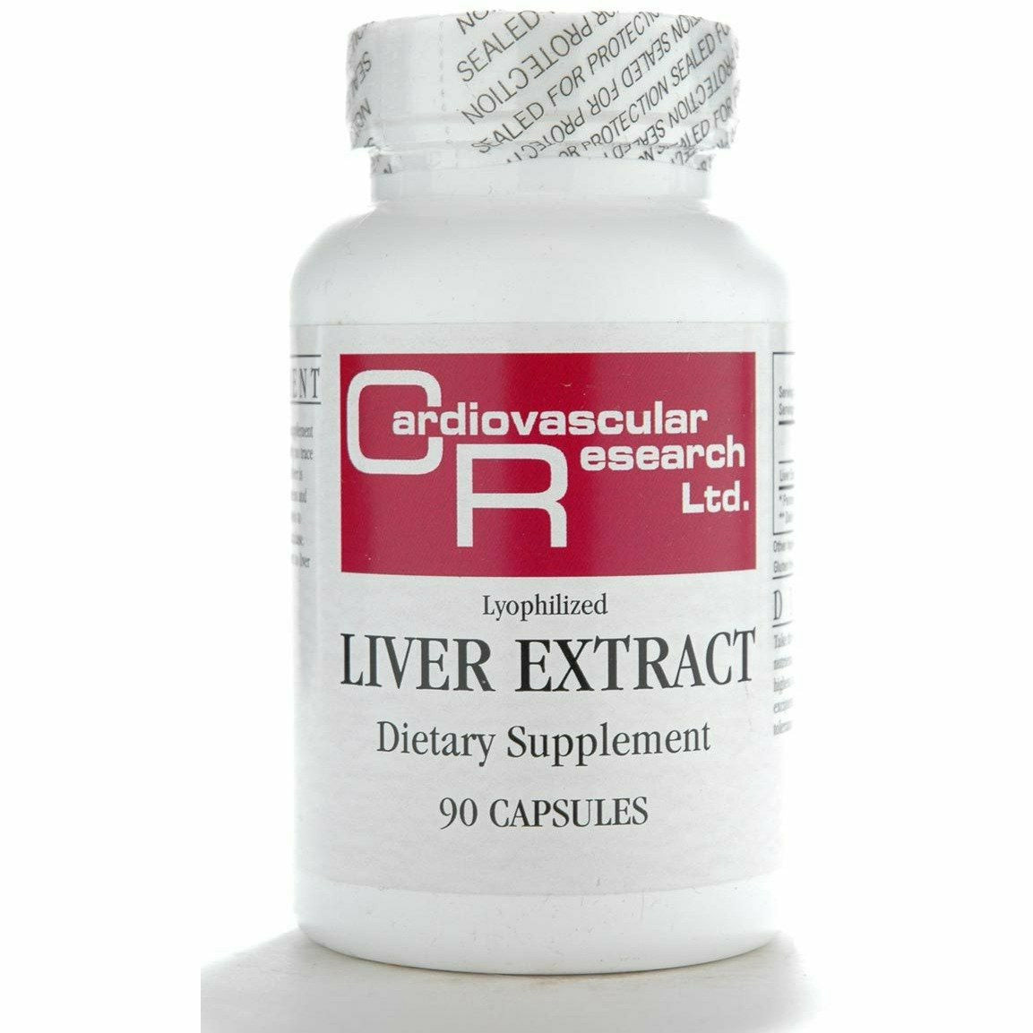 Liver Extract 550 mg 90 caps by Ecological Formulas - Clinical ...