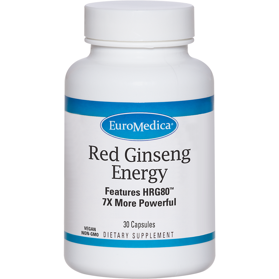 Red Ginseng Energy 30 caps by EuroMedica - Clinical Nutrition Centers