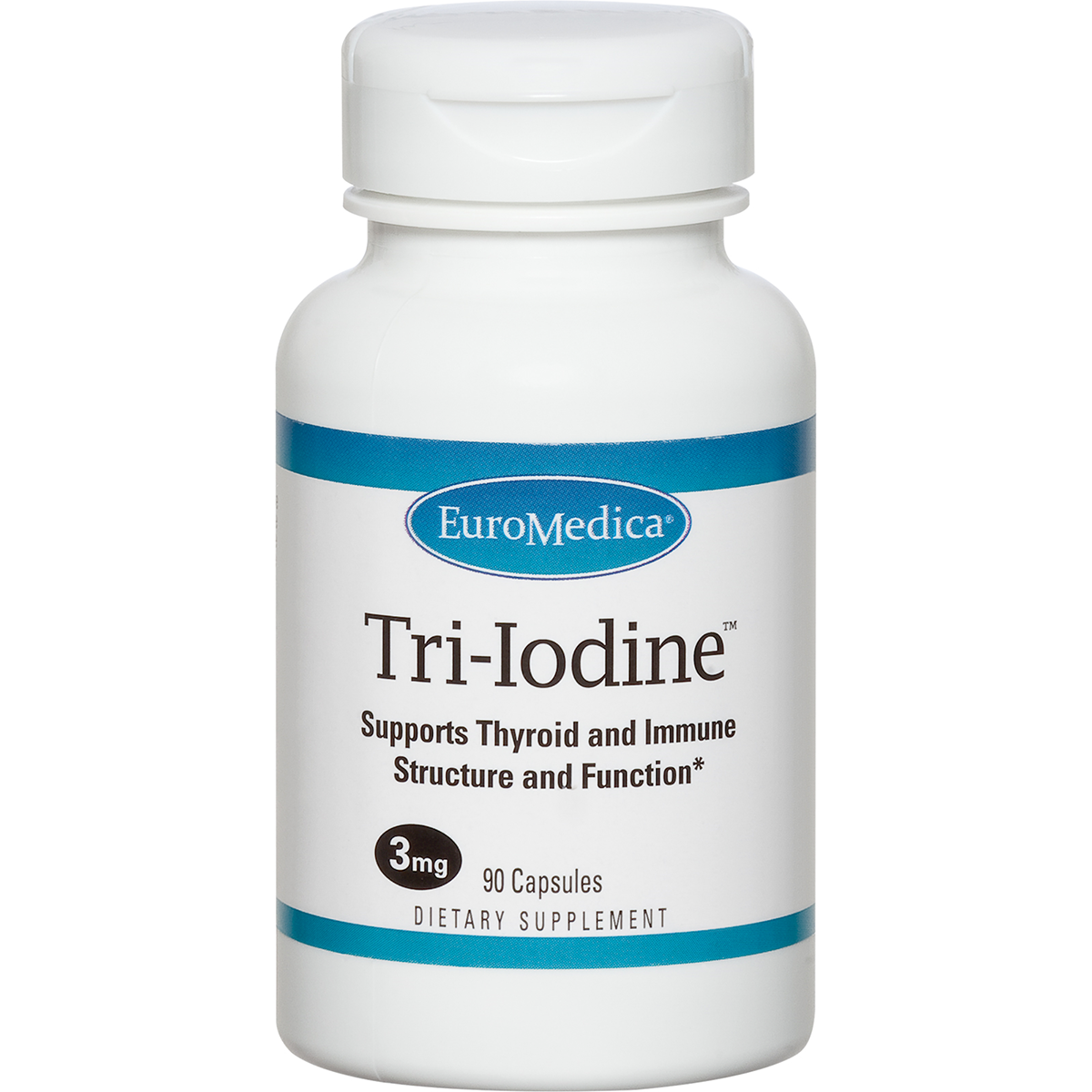 Tri Iodine 6.25 mg 90 caps by EuroMedica - Clinical Nutrition Centers