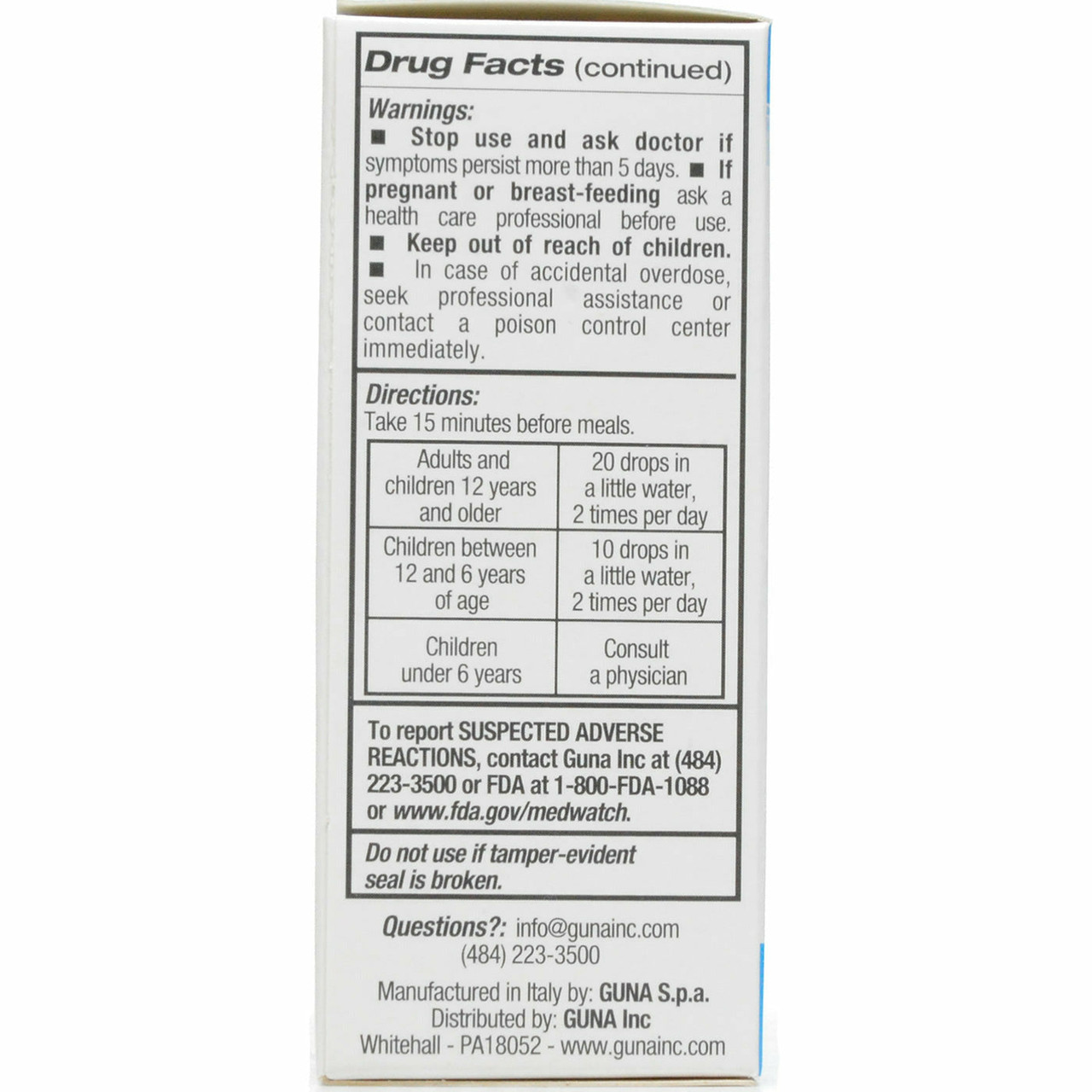 GUNA-Flam Relief 30 mL by Guna - Clinical Nutrition Centers
