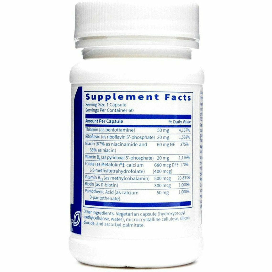 Active B Complex 60 Caps by Klaire Labs - Clinical Nutrition Centers