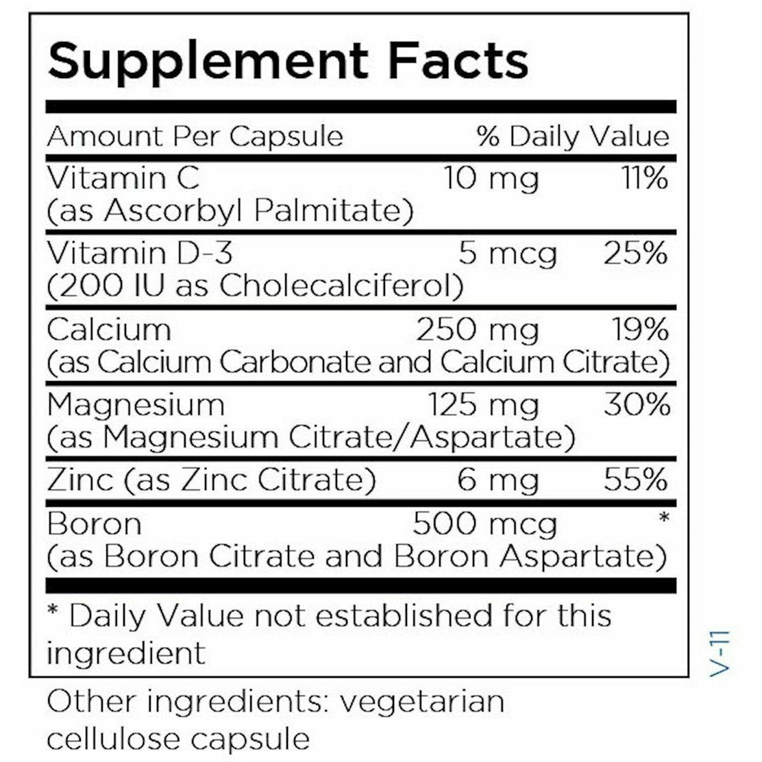 Cal/Mag/Zinc Complex w/Vitamin D 240 caps by Metabolic Maintenance ...