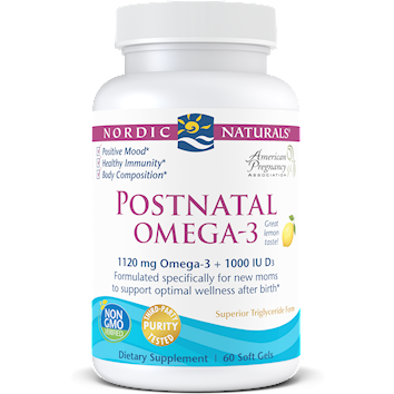 Postnatal Omega-3 60 softgels By Nordic Naturals - Clinical Nutrition ...