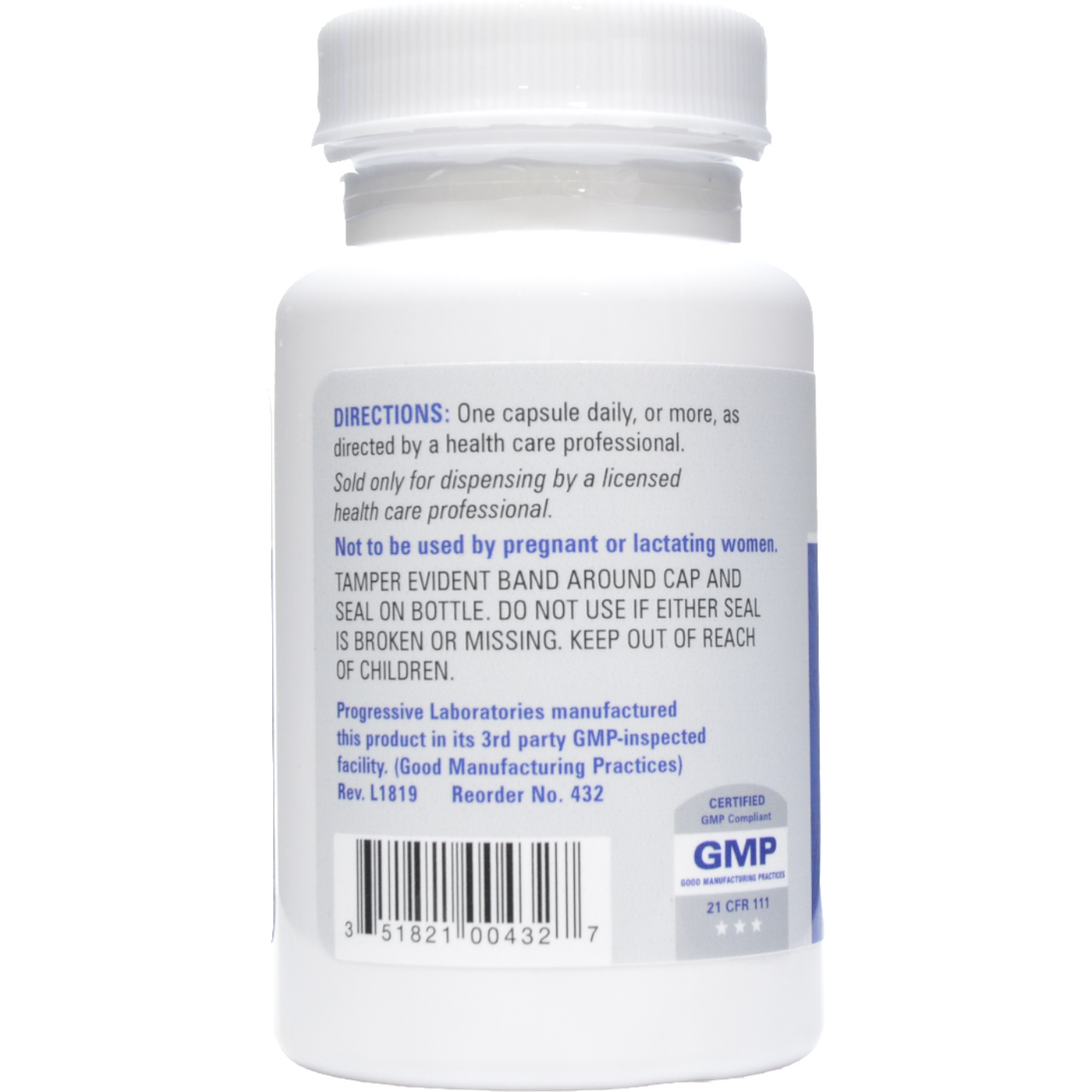 Vitamin B6 100 mg 100 caps by Progressive Labs - Clinical Nutrition Centers