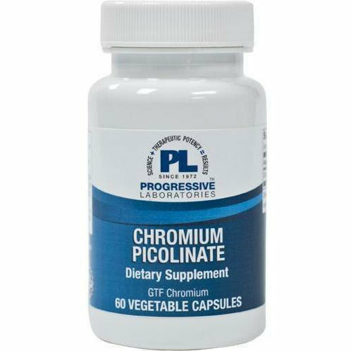 Chromium Picolinate 60 caps by Progressive Labs - Clinical Nutrition ...