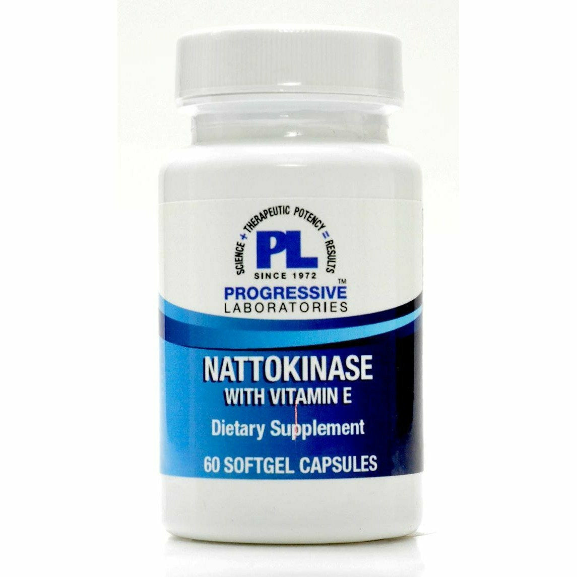 Nattokinase with Vitamin E 60 gels by Progressive Labs - Clinical ...