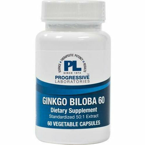 Ginkgo Biloba 60 - 60 vcaps by Progressive Labs - Clinical Nutrition ...