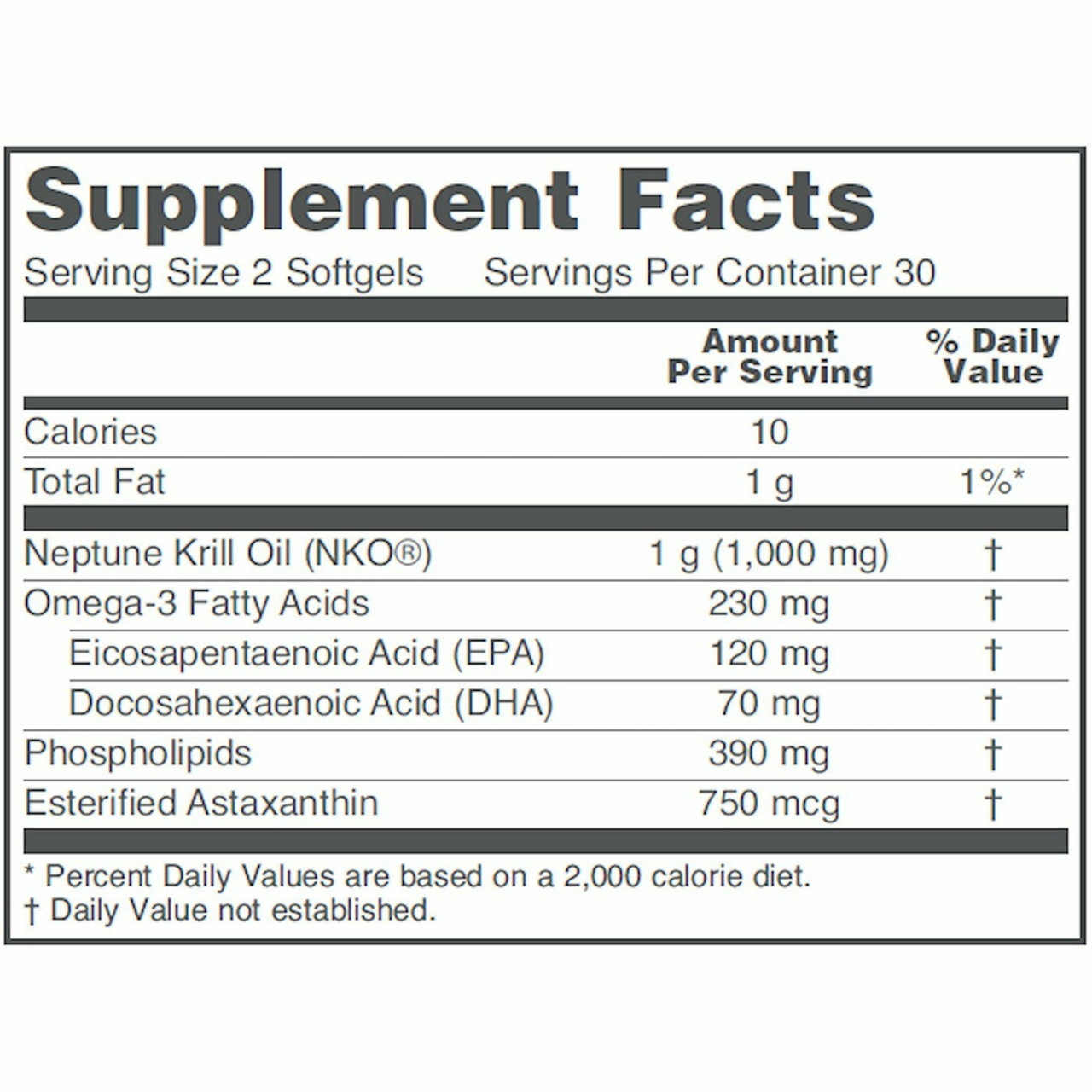 Neptune Krill Oil 500 mg 60 softgels by Protocol For Life Balance ...