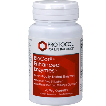 BioCore Enhanced Enzymes 90 vcaps by Protocol For Life Balance ...