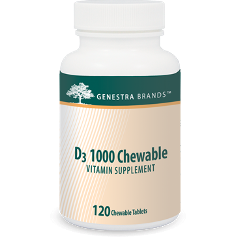 D3 1000 IU 120 chews by Seroyal Genestra - Clinical Nutrition Centers
